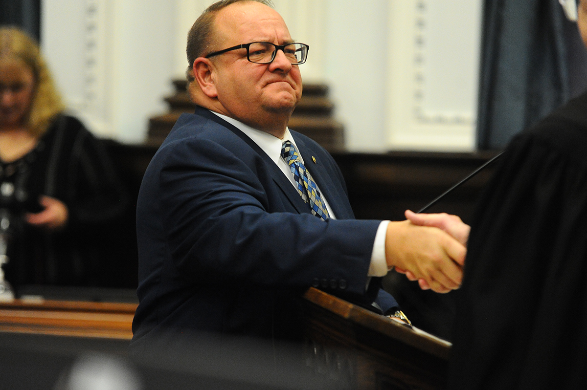 David W. Zoerner Takes Oath Of Office : There's A New Sheriff In Town ...