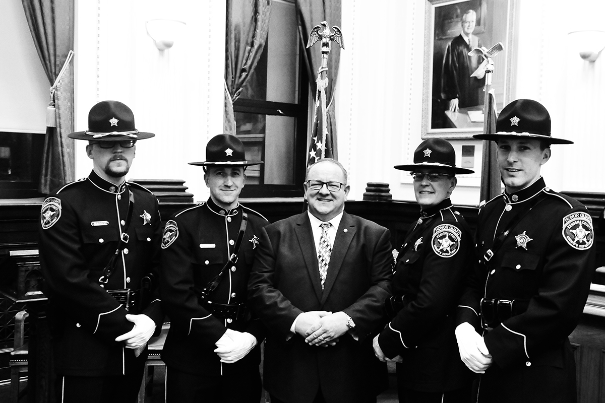 David W. Zoerner Takes Oath Of Office : There's A New Sheriff In Town ...