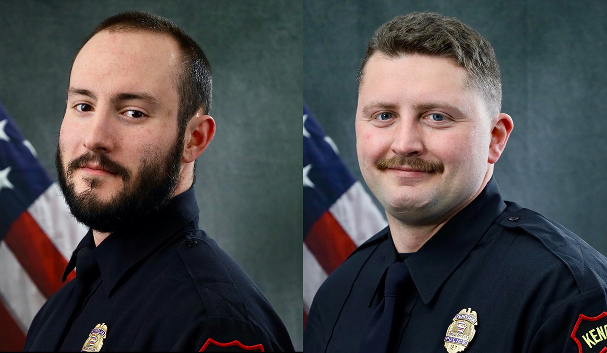Two Kenosha Police Officers Pull 84-Year-Old Man From Burning Vehicle ...
