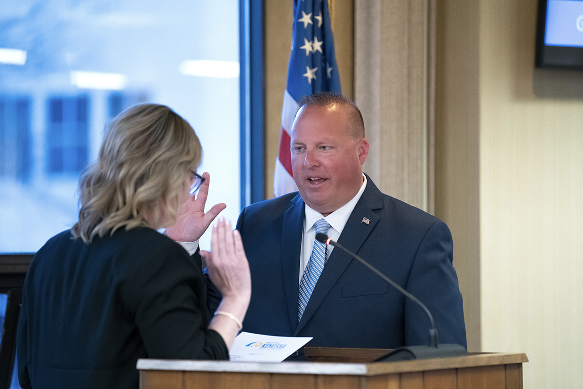 David F. Bogdala Sworn In As Kenosha's 51st Mayor Tuesday Morning ...