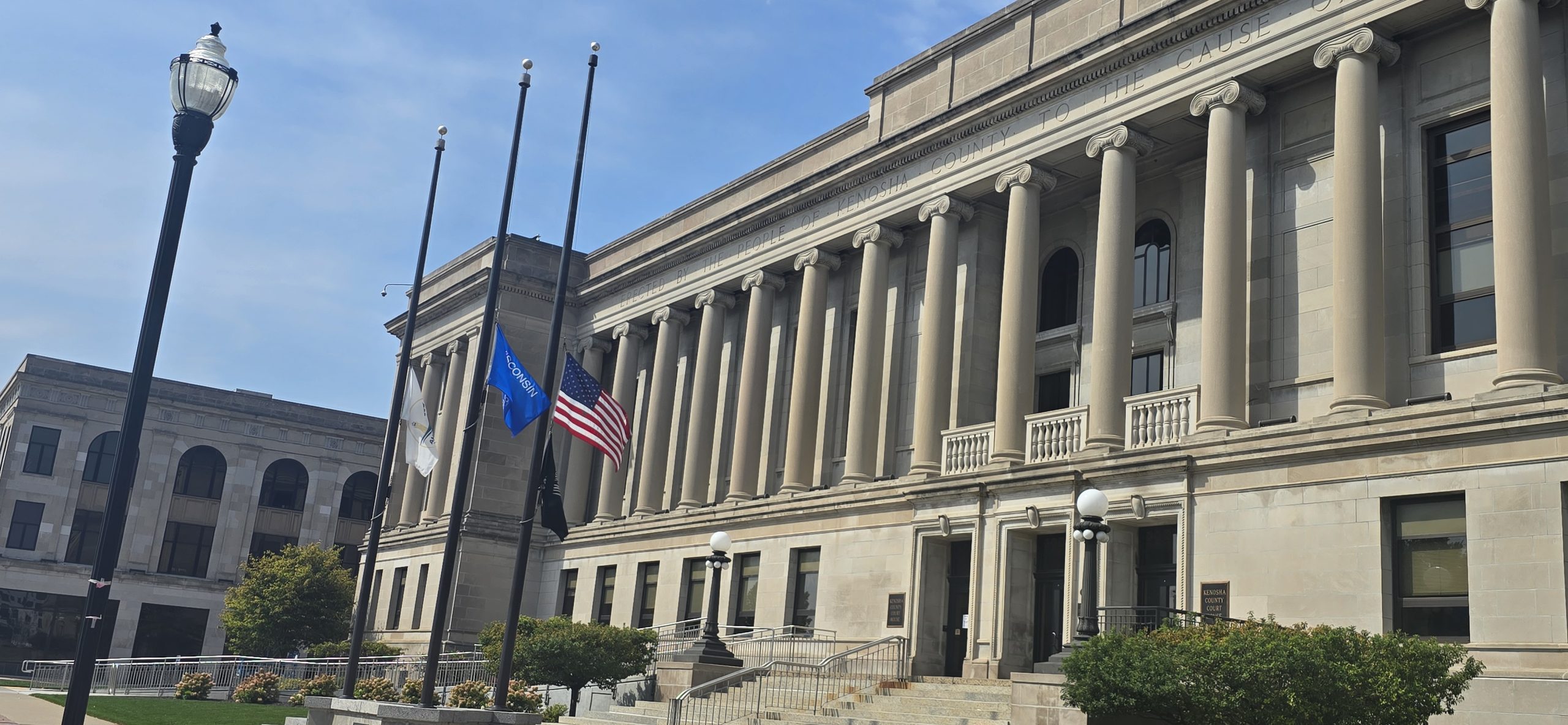 Flags at Half-Staff Signal Kenosha’s Uneasy Unity - Kenosha County Eye
