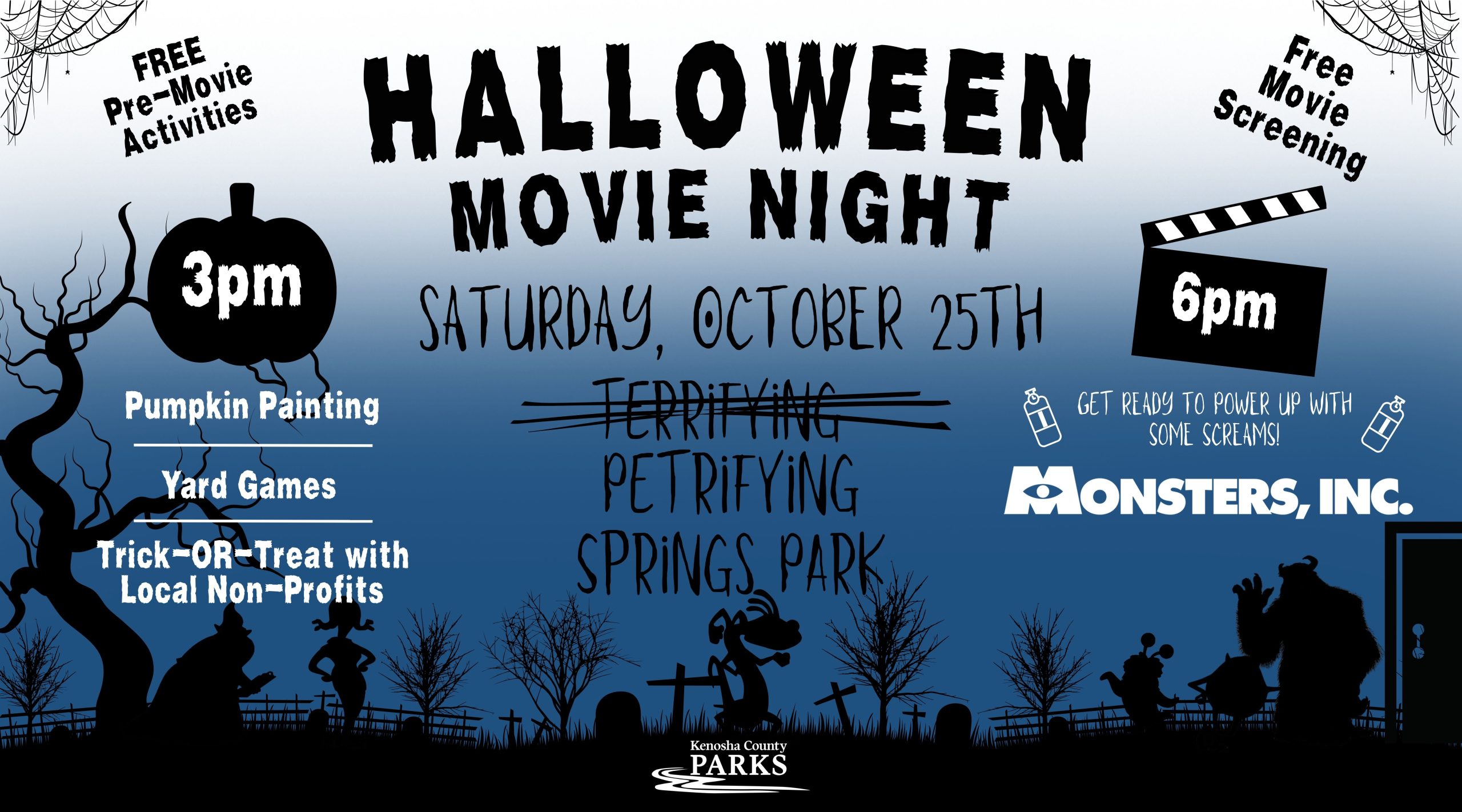 Halloween Movie Night Returns to Petrifying Springs Park on Saturday ...