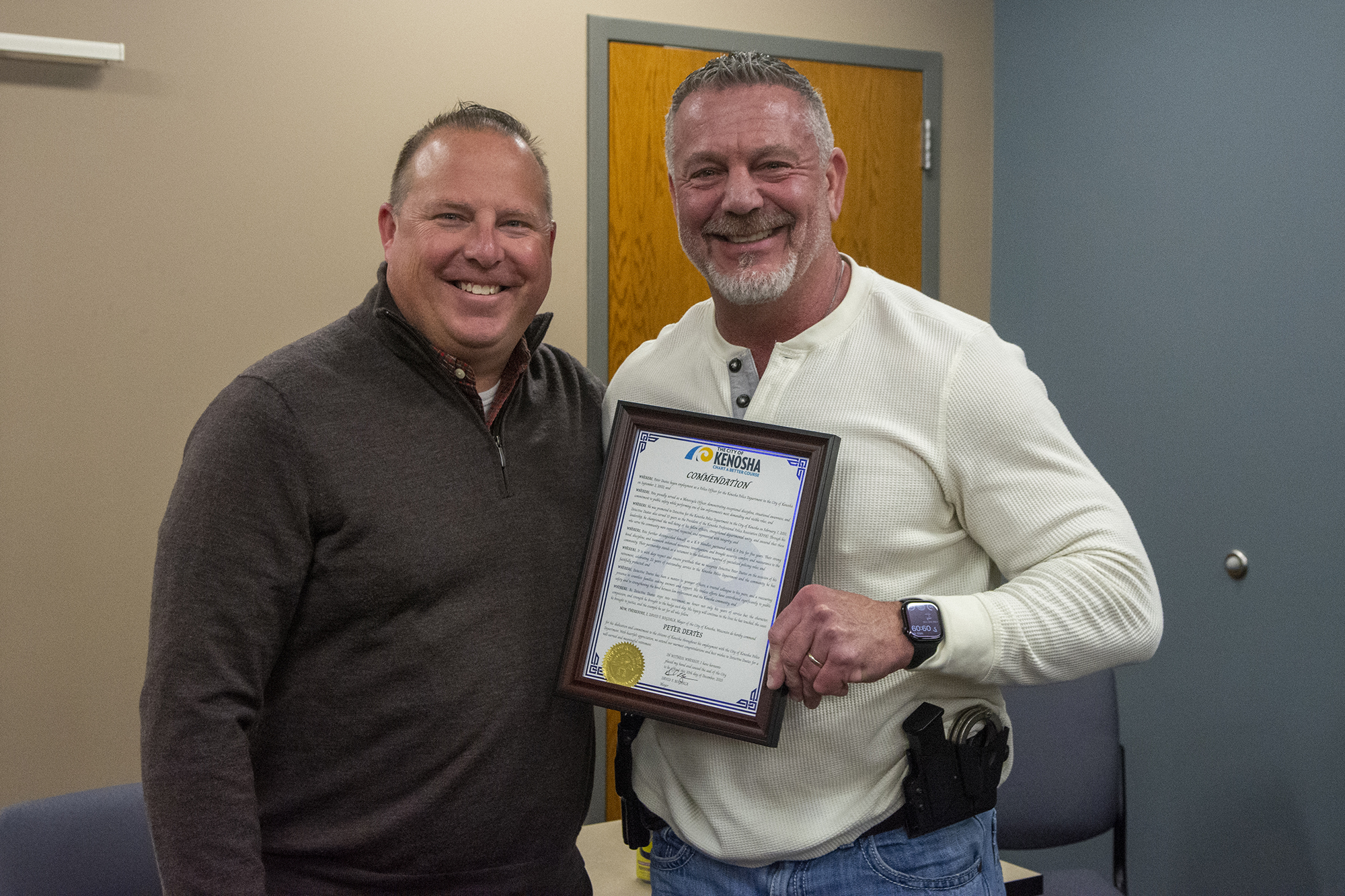 Detective Pete Deates Celebrated At Retirement Party After 23 Years Of ...