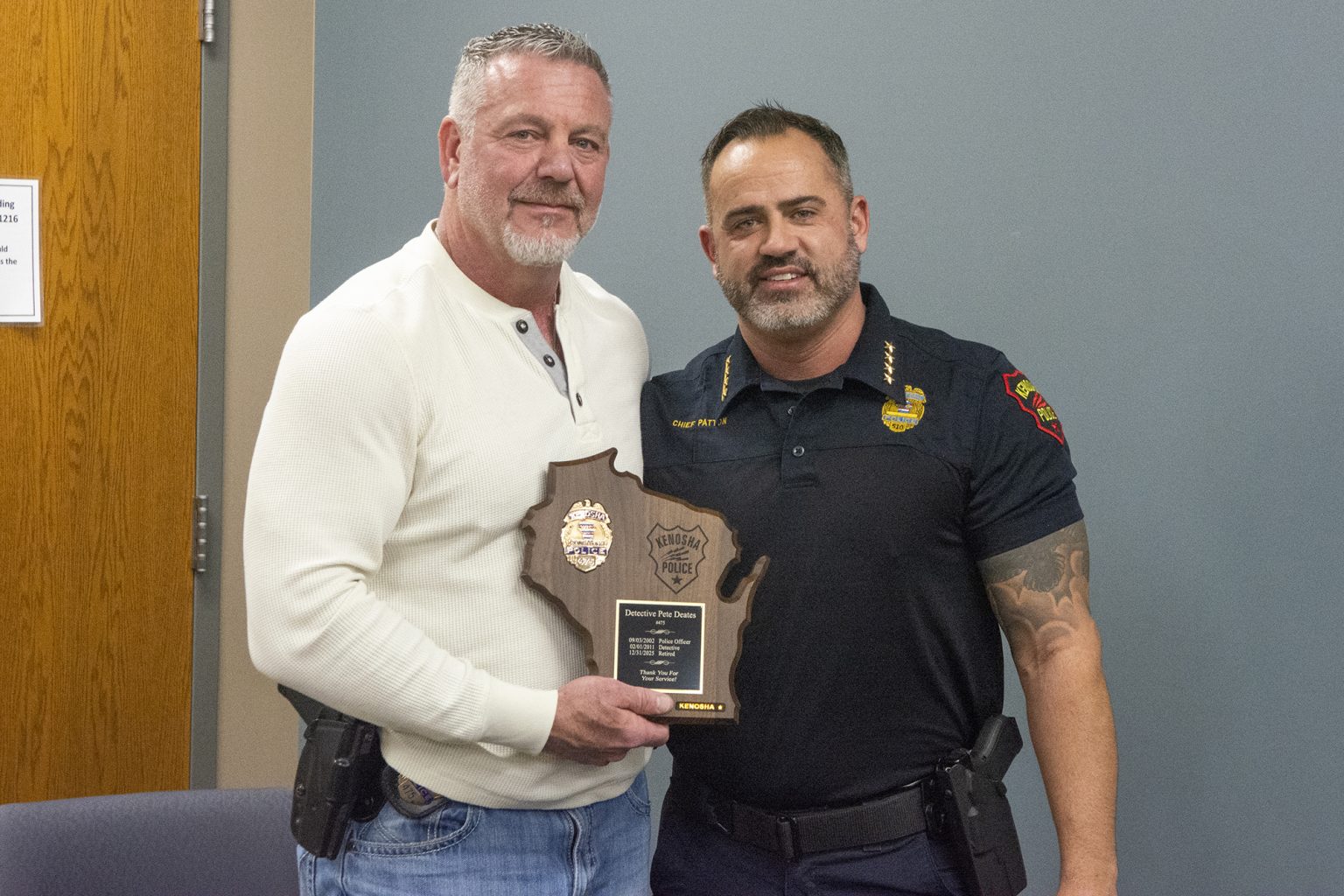 Detective Pete Deates Celebrated At Retirement Party After 23 Years Of ...