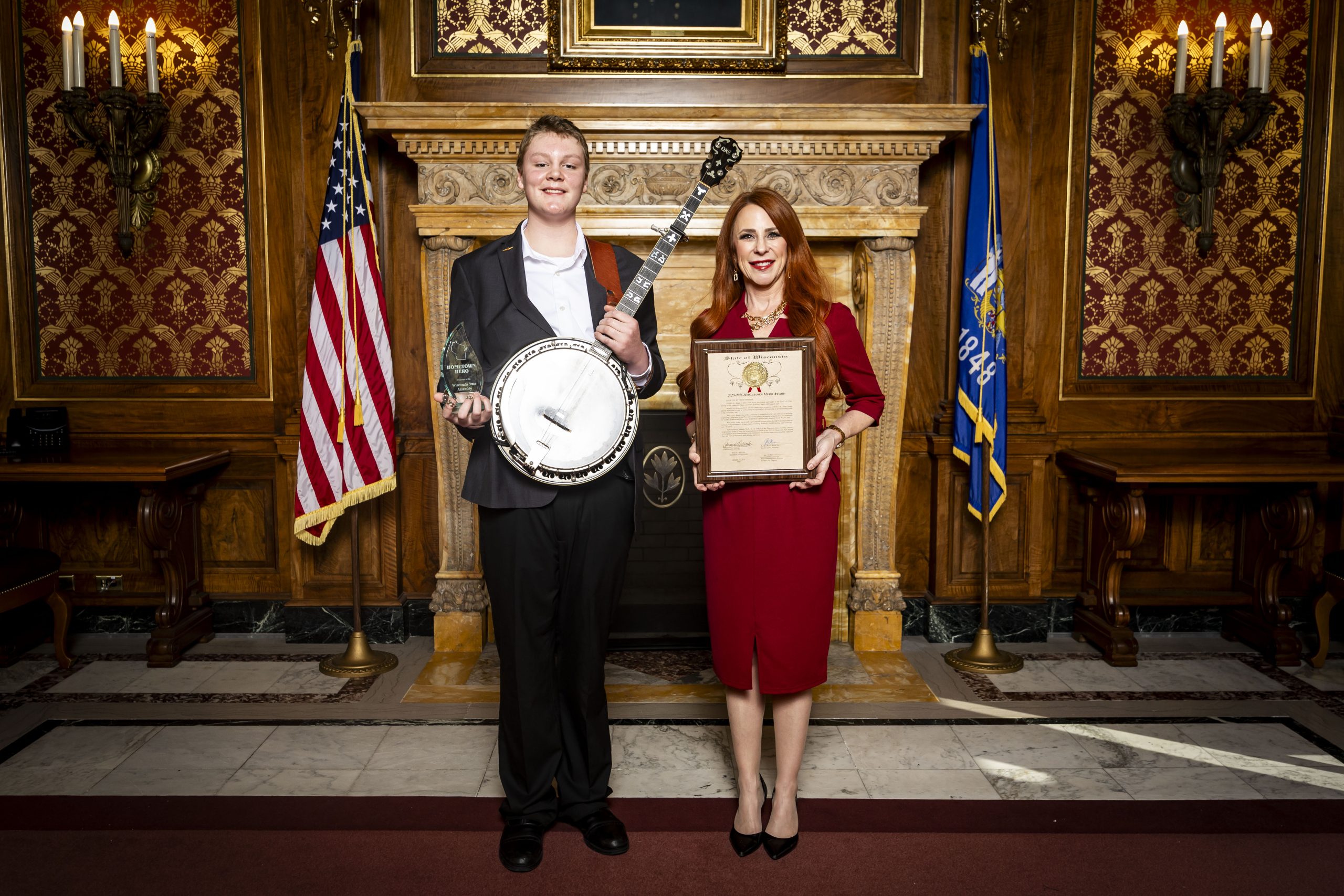 Nedweski Honors Teen Bluegrass Musician Aidan Muse as Wisconsin ...