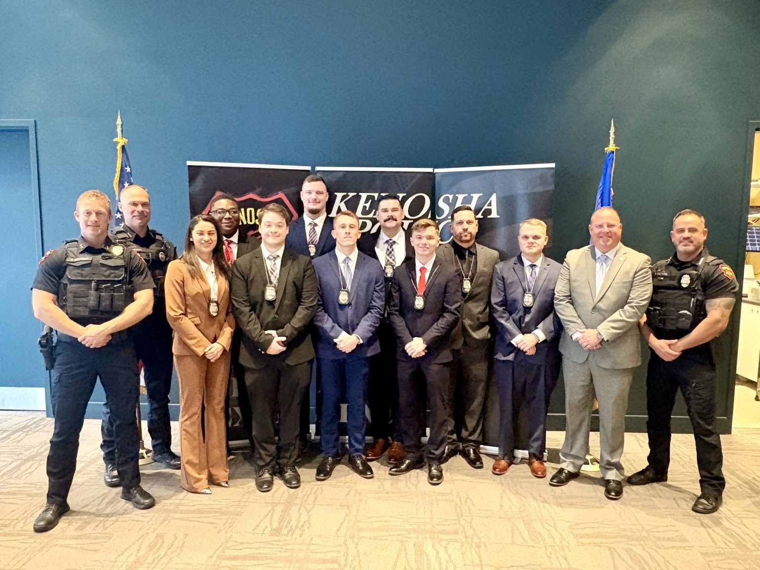 Nine New Kenosha Police Officers Sworn In During Ceremony at Public ...